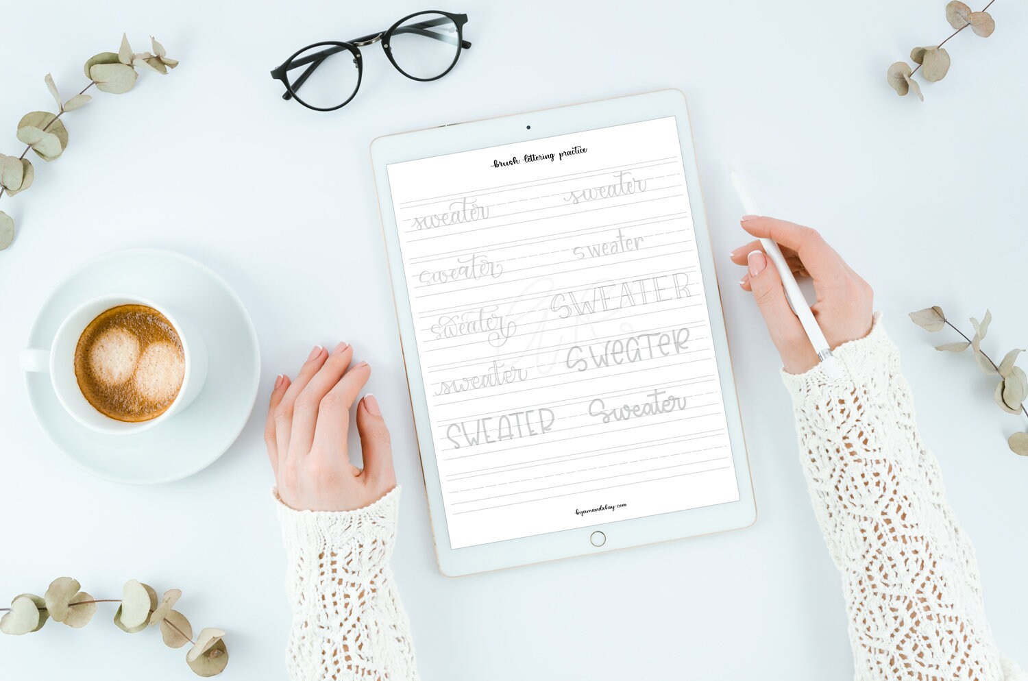 Fall Words Lettering Practice Sheets PDF, Instant Download, 10 Styles ...