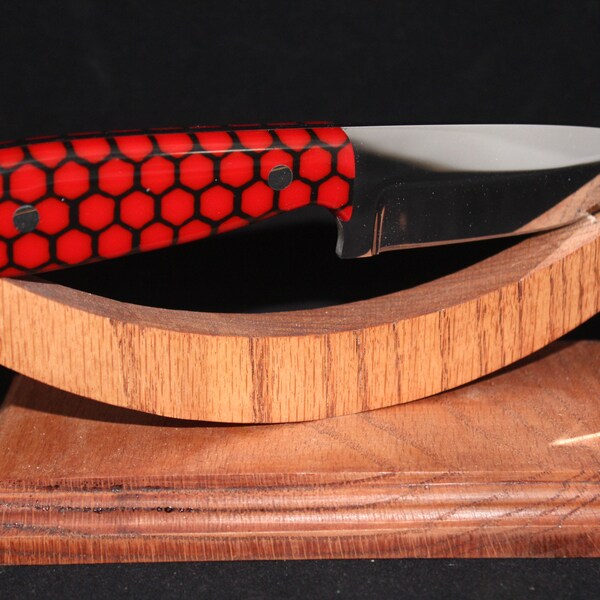 Black and Red Knife Handle - Etsy