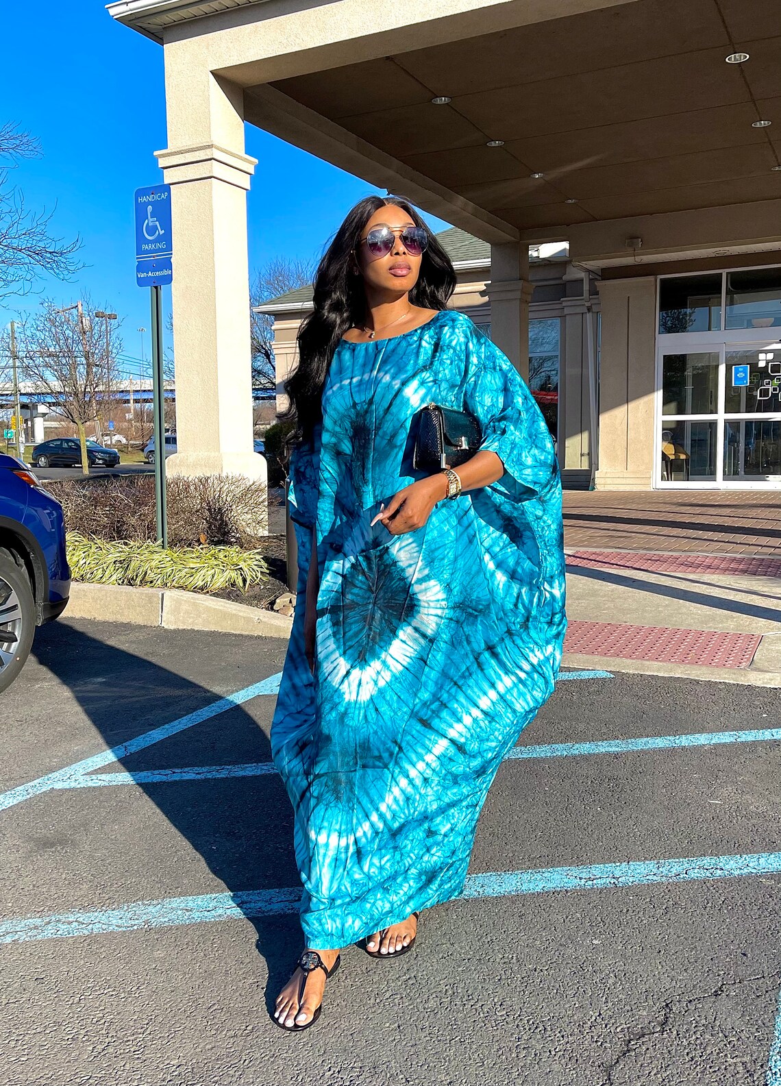 OLORI Adire, Tie & Dye, Silk Maxi Dress, Adire Dress, Adire Bubu ...