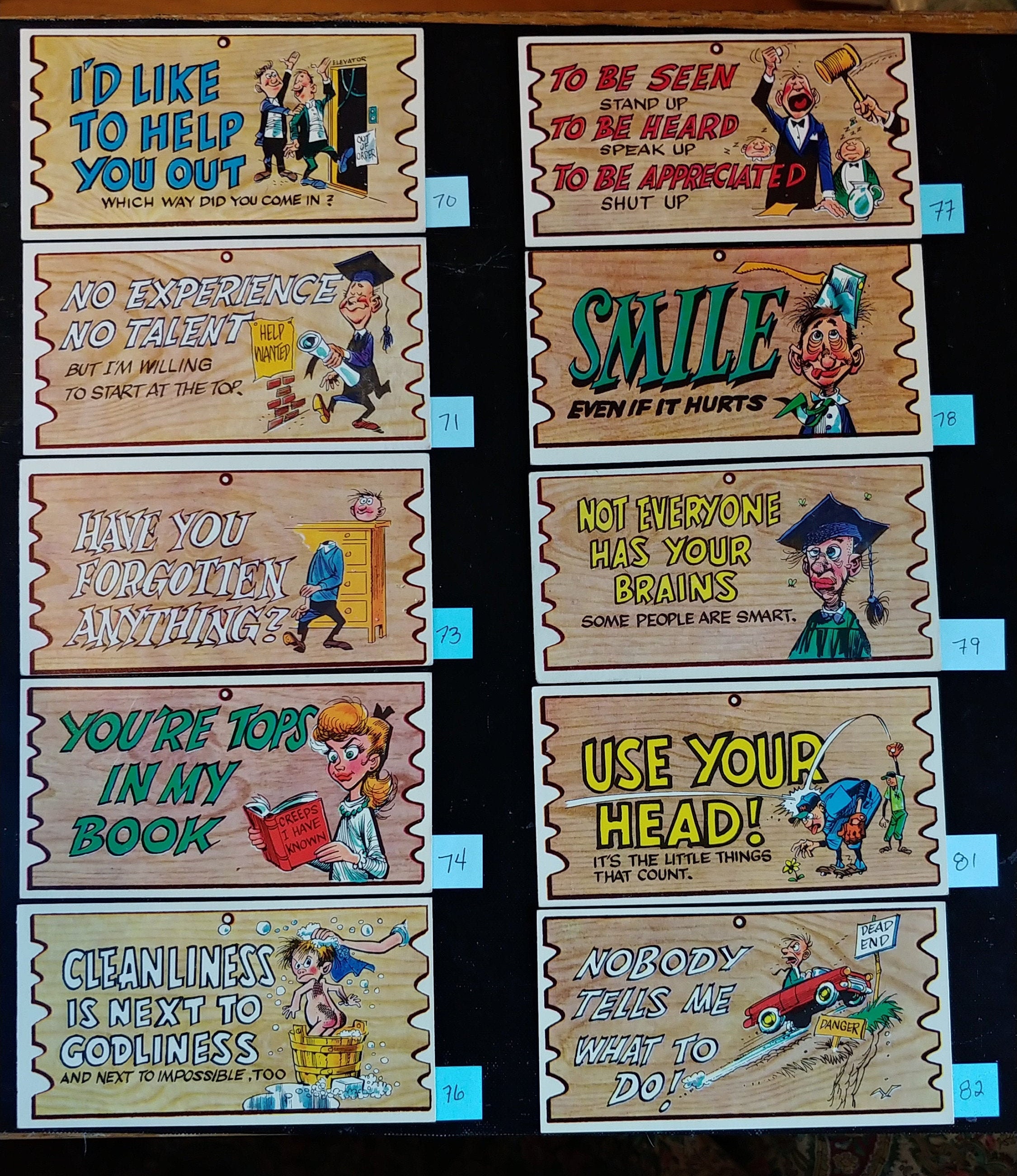 Wacky Plak Cards Topps choose Style TOPPS 1959 - Etsy