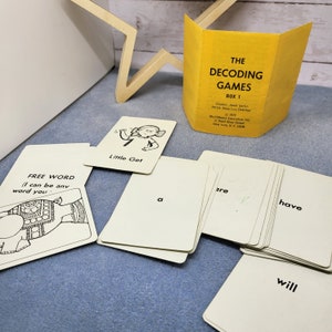 The Decoding Game Cards -story Telling, Matching Game, Language ...