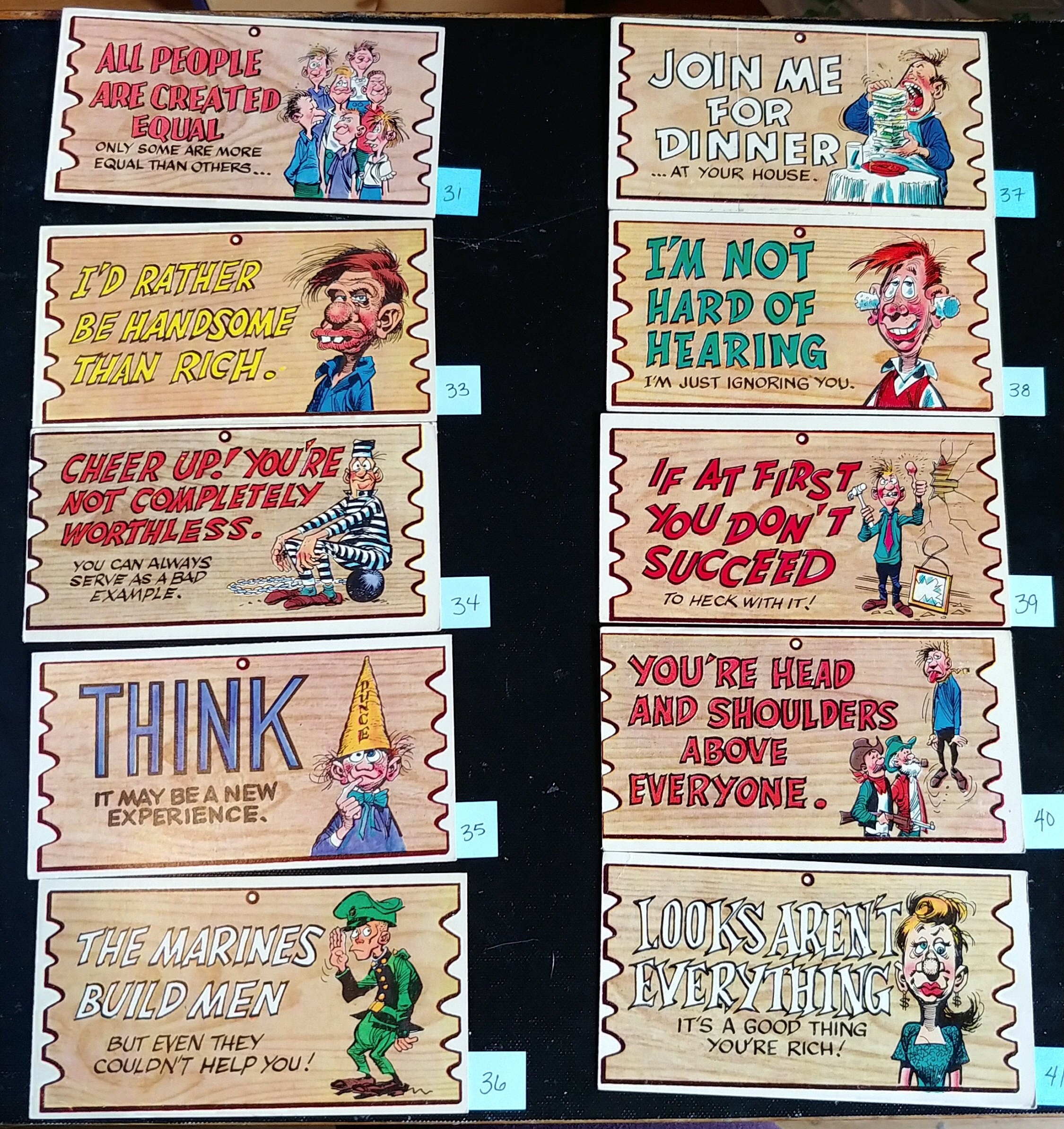 Wacky Plak Cards Topps choose Style TOPPS 1959 - Etsy