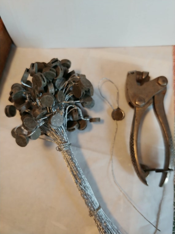 Lead & Wire Seals With Press You Get the Bundle of Wire and | Etsy