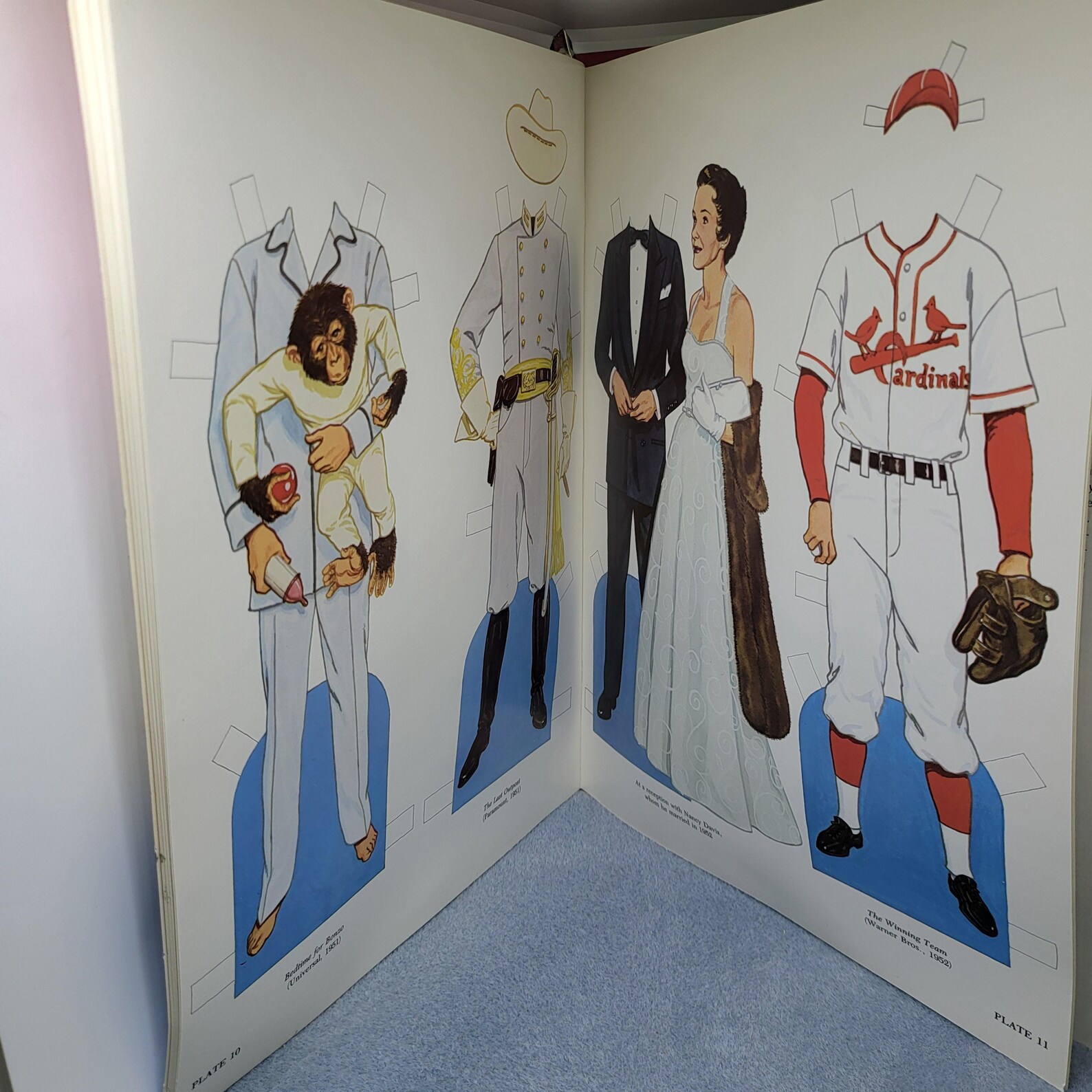 Ronald Regan Paper Dolls 1984 - All Clothing Included Full Uncut Book ...