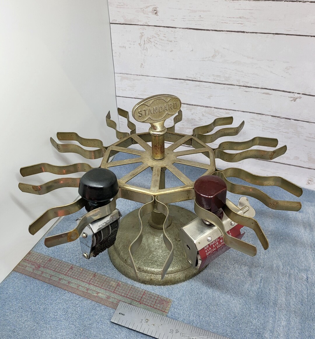 Vintage Stamp Carousel - No Stamps Included - Standard Metal, Rotates ...