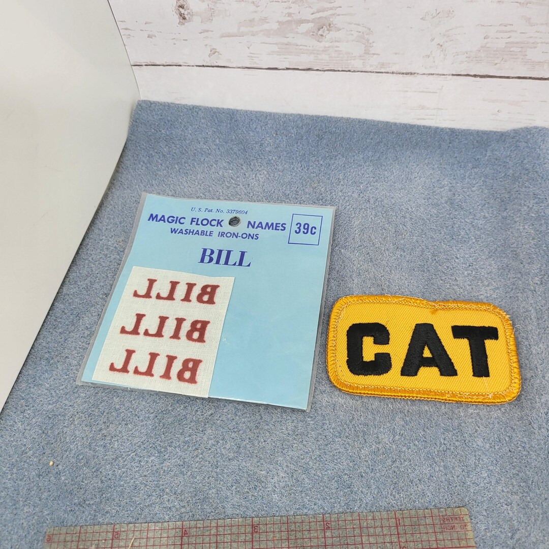 Vintage Patches - Choose: CAT or Bill Package- See Photos and ...