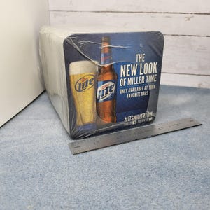 Miller Lite 100 Pack Beer Coasters Original Packaging See Photos and ...