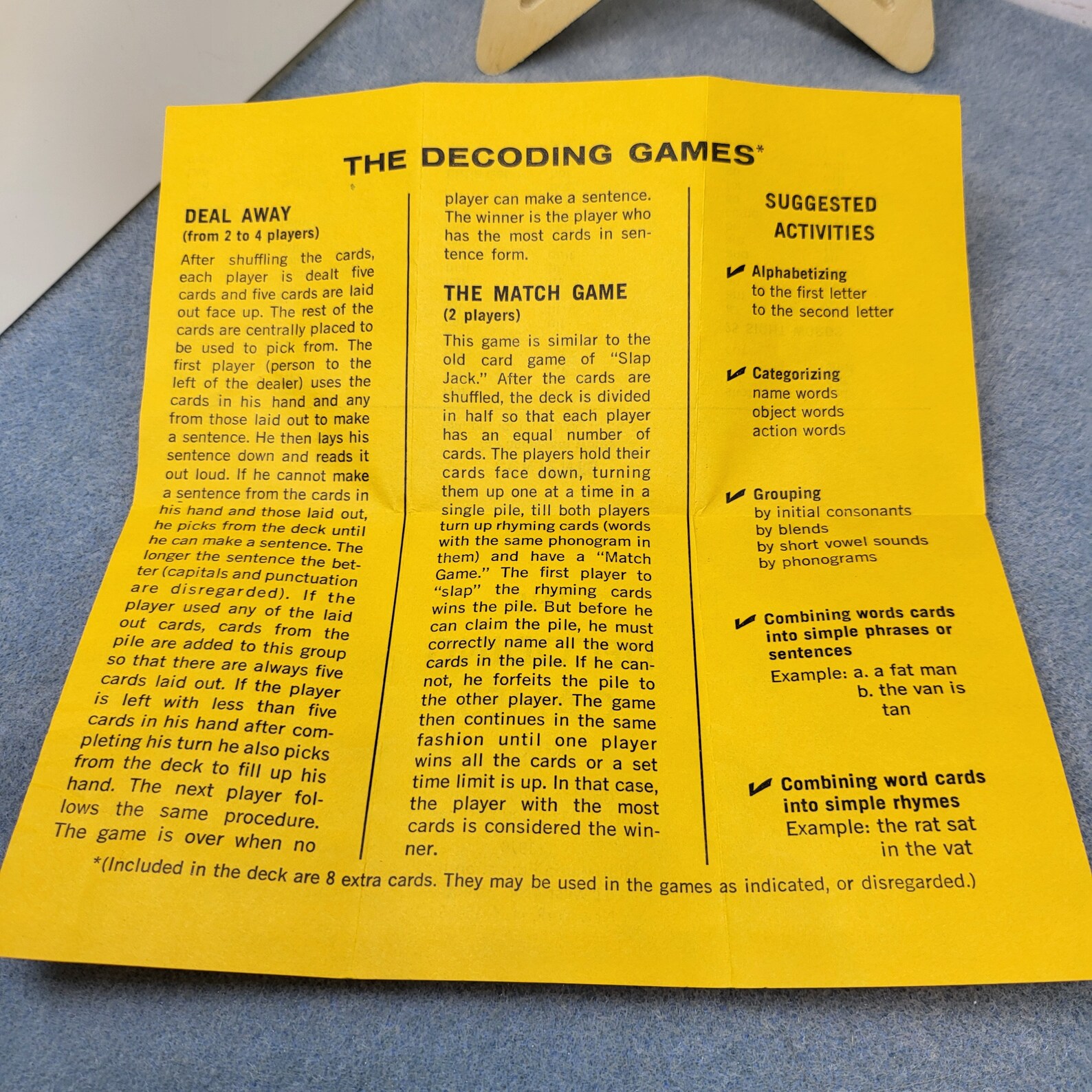 The Decoding Game Cards story Telling Matching Game - Etsy