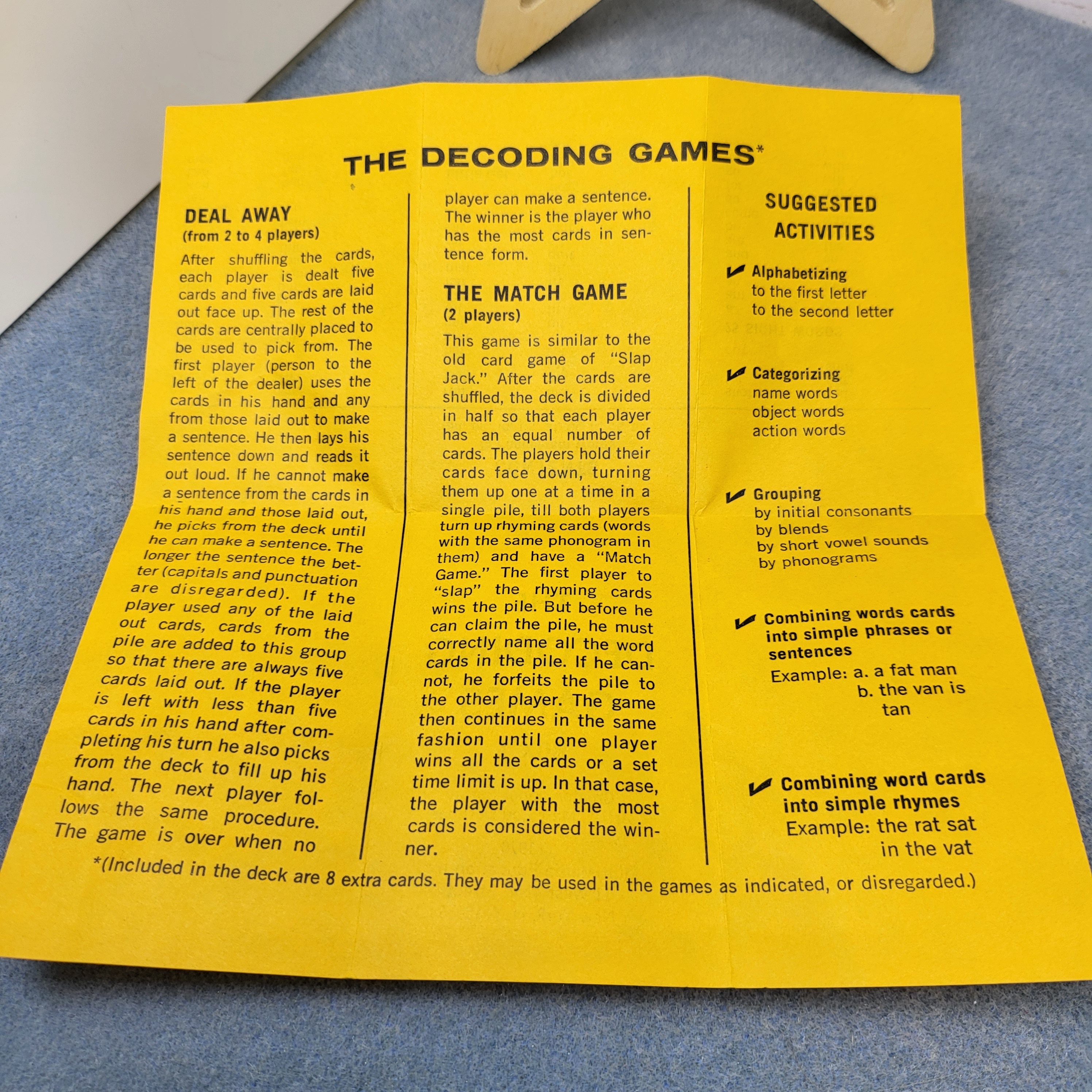 The Decoding Game Cards story Telling Matching Game - Etsy