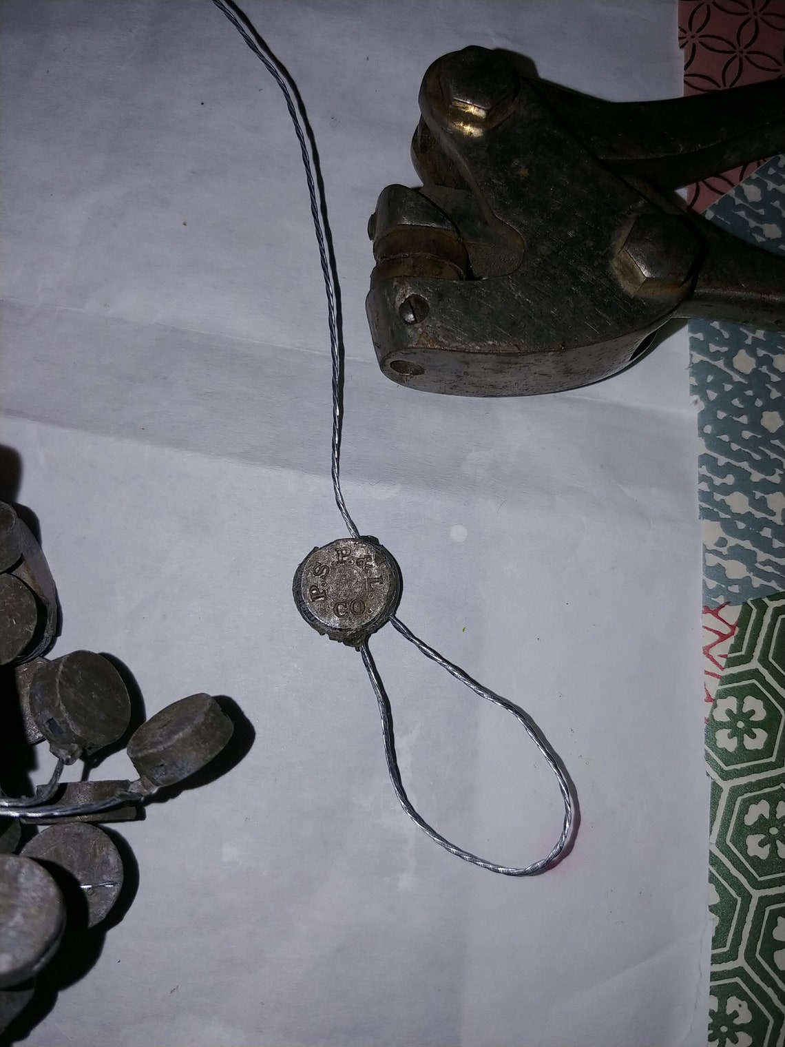 Lead & Wire Seals With Press You Get the Bundle of Wire and | Etsy