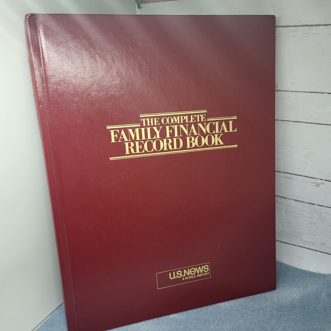 Family Finance Record Book History Book From 1975 New Unused U.S. News ...