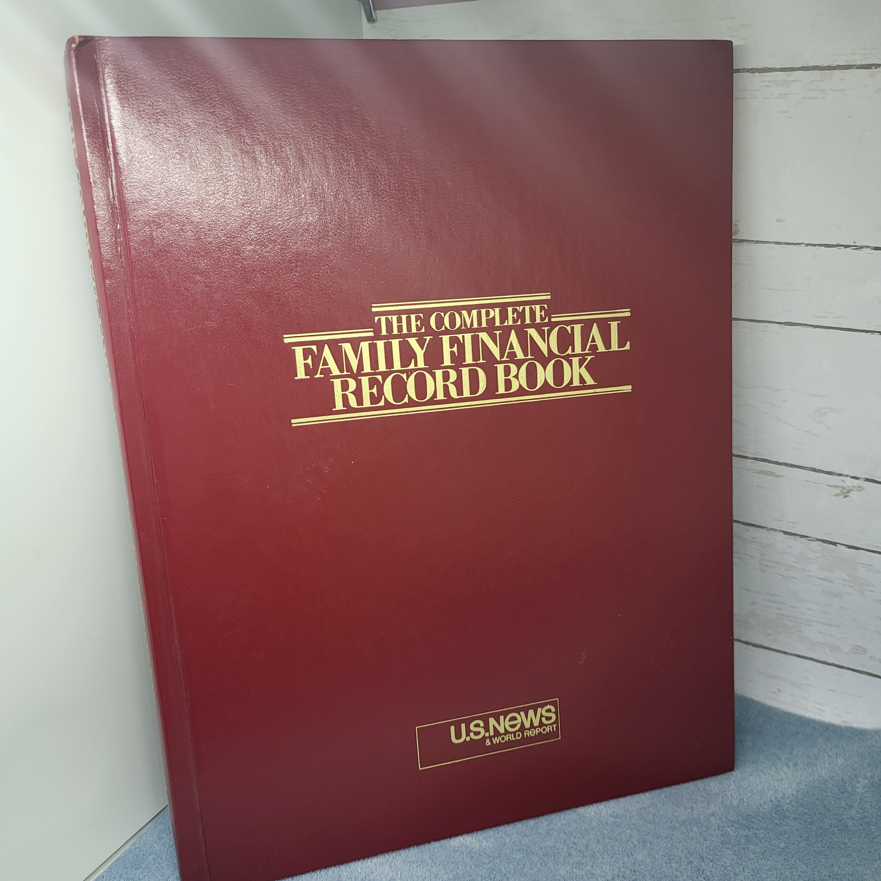 Family Finance Record Book History Book From 1975 New Unused U.S. News ...