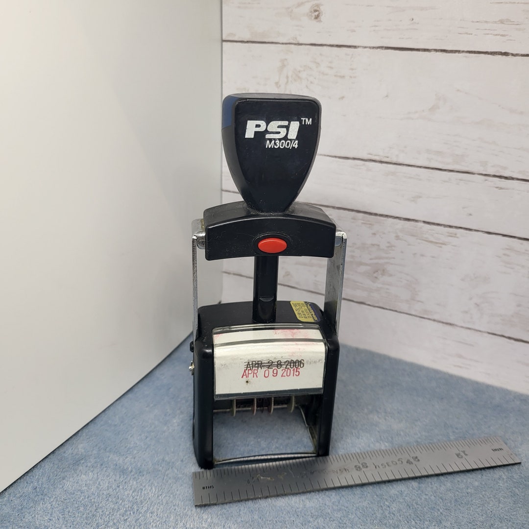 Self-inking Date Stamp Last Position Can Be Years 2007 2017 used needs ...