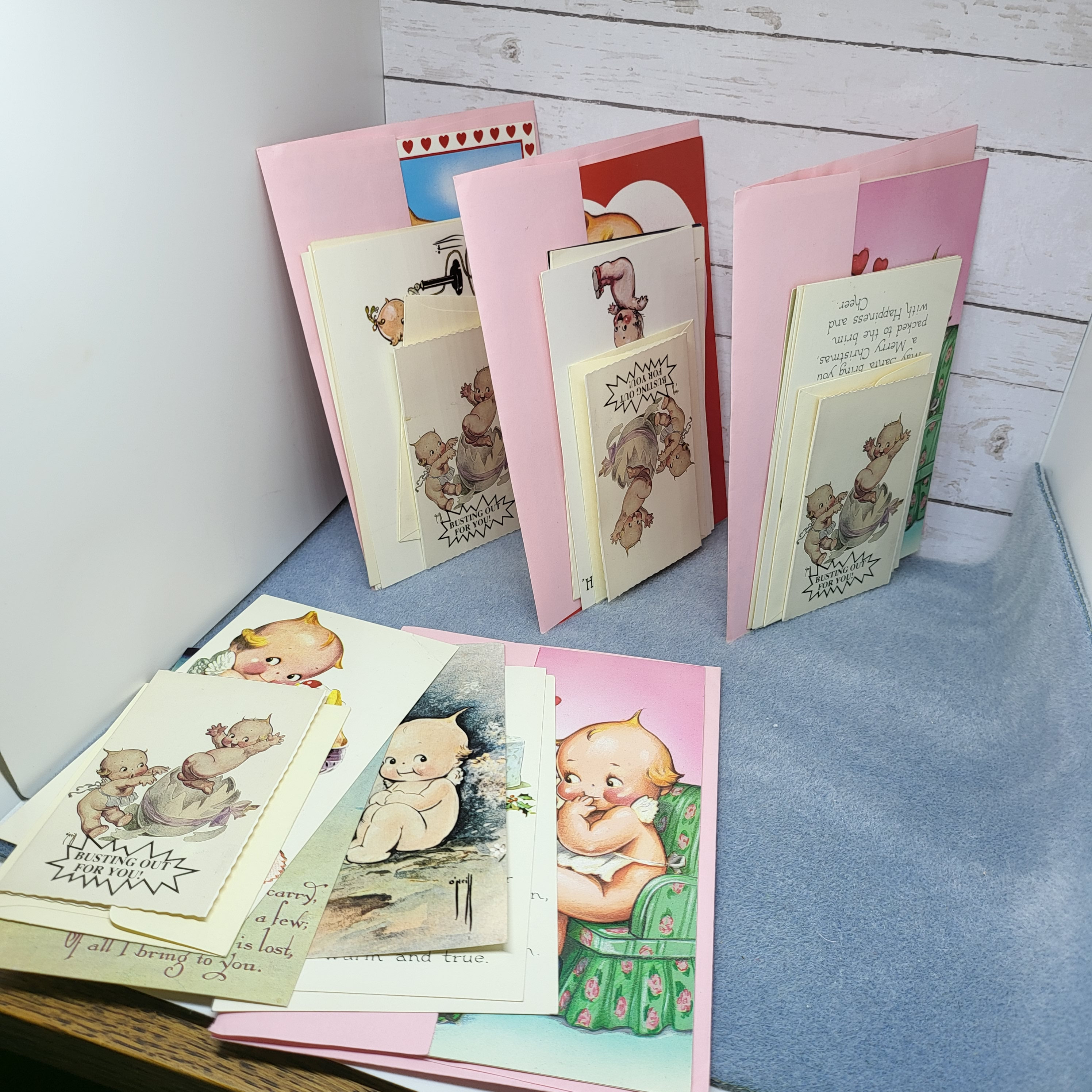 Kewpie Doll Cards Snail Mail - 4 Sets All Different. See Description ...
