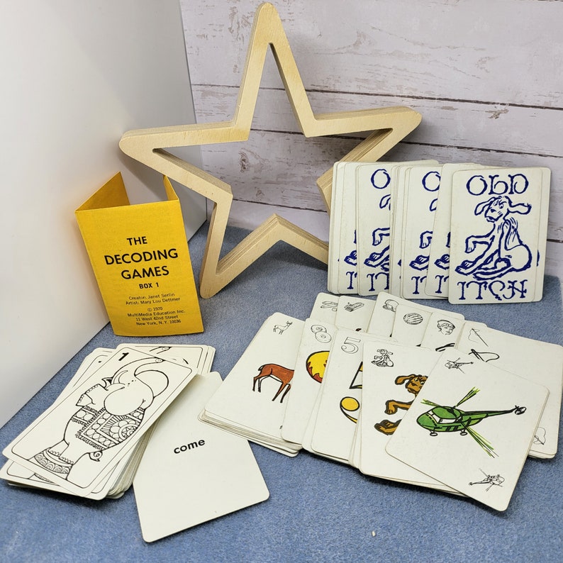 The Decoding Game Cards story Telling Matching Game - Etsy