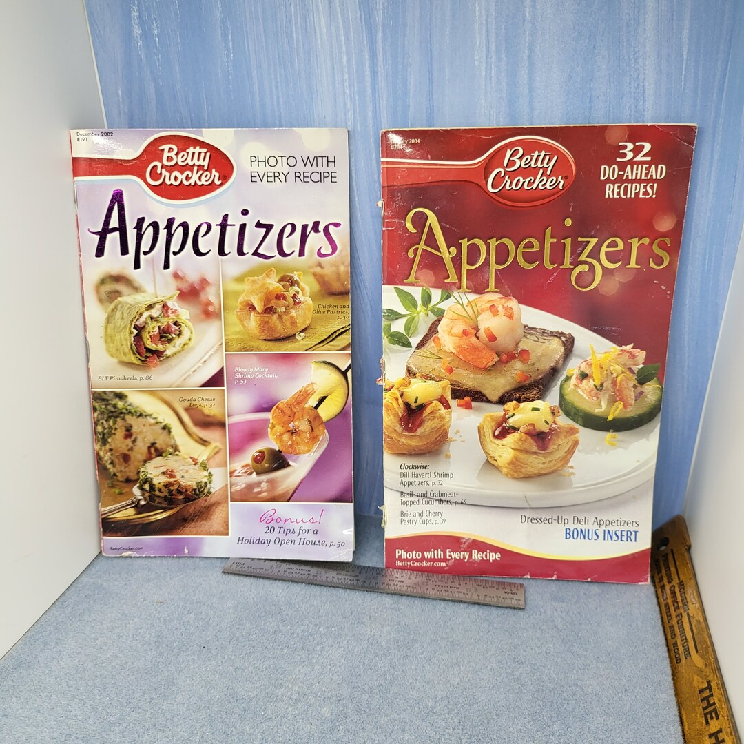 Betty Crocker Appetizers - Recipe Books Choose July 2004 or Dec 2001 ...