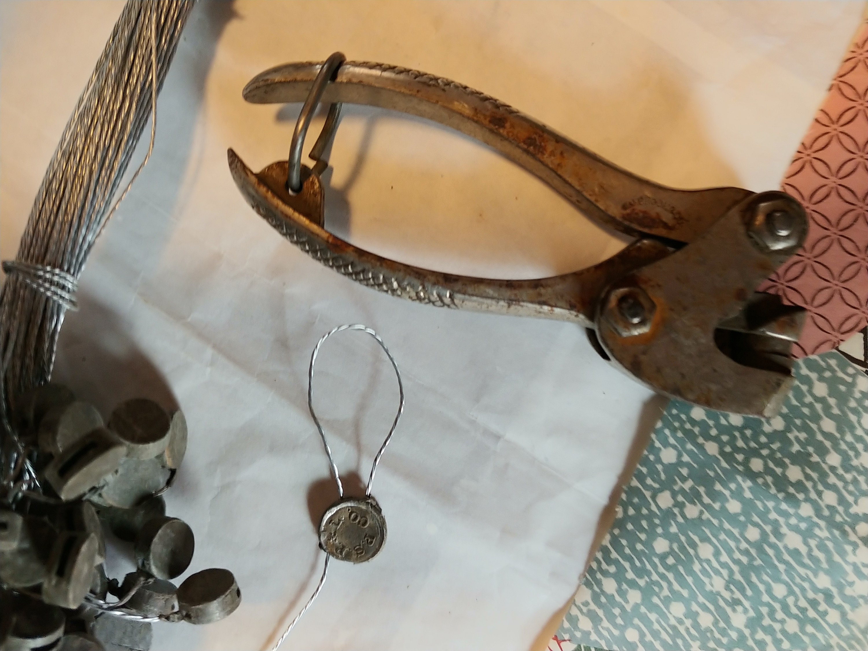 Lead & Wire Seals, With Press - You Get the Bundle of Wire and Lead ...