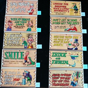 Wacky Plak Cards Topps -choose Style # TOPPS 1959 - Etsy