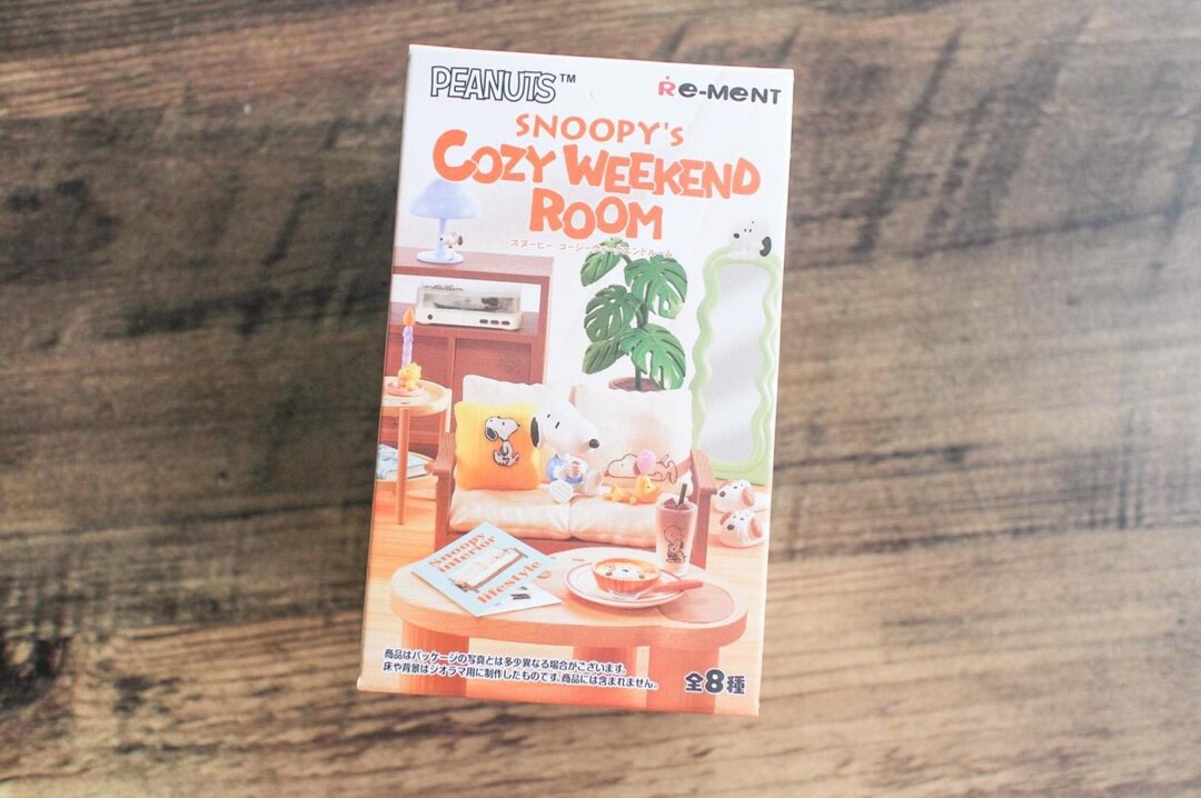 Re-ment Peanuts Snoopy's Weekend Cozy Room Miniature Blind Box - Etsy