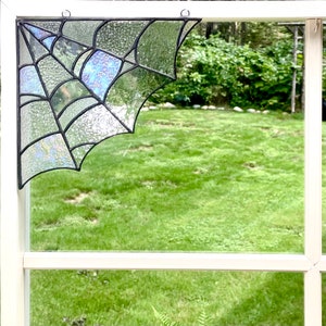 Stained Glass Spider Web, Spider Web, Stained Glass, Stained Glass ...