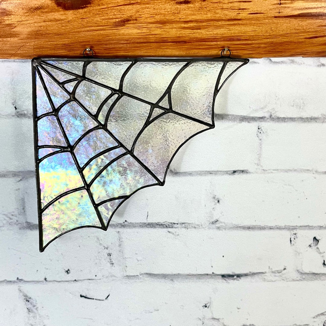 Stained Glass Spider Web, Spider Web, Stained Glass, Stained Glass ...
