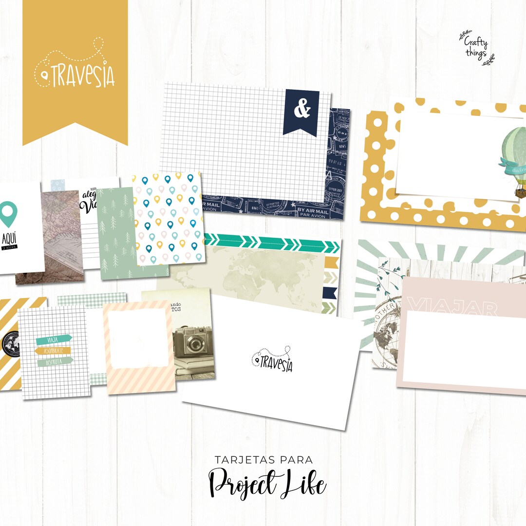 Kit PROJECT LIFE CARDS- Sweetie - Etsy