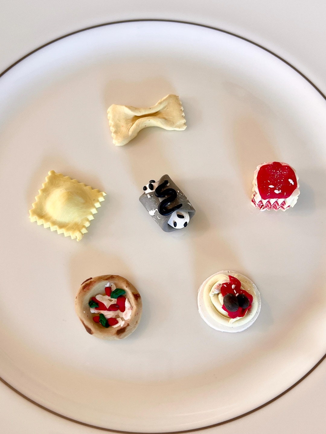 4 for 19.95. Italian Food Shoe Charms, Mini Polymer Clay Shoe Charms ...