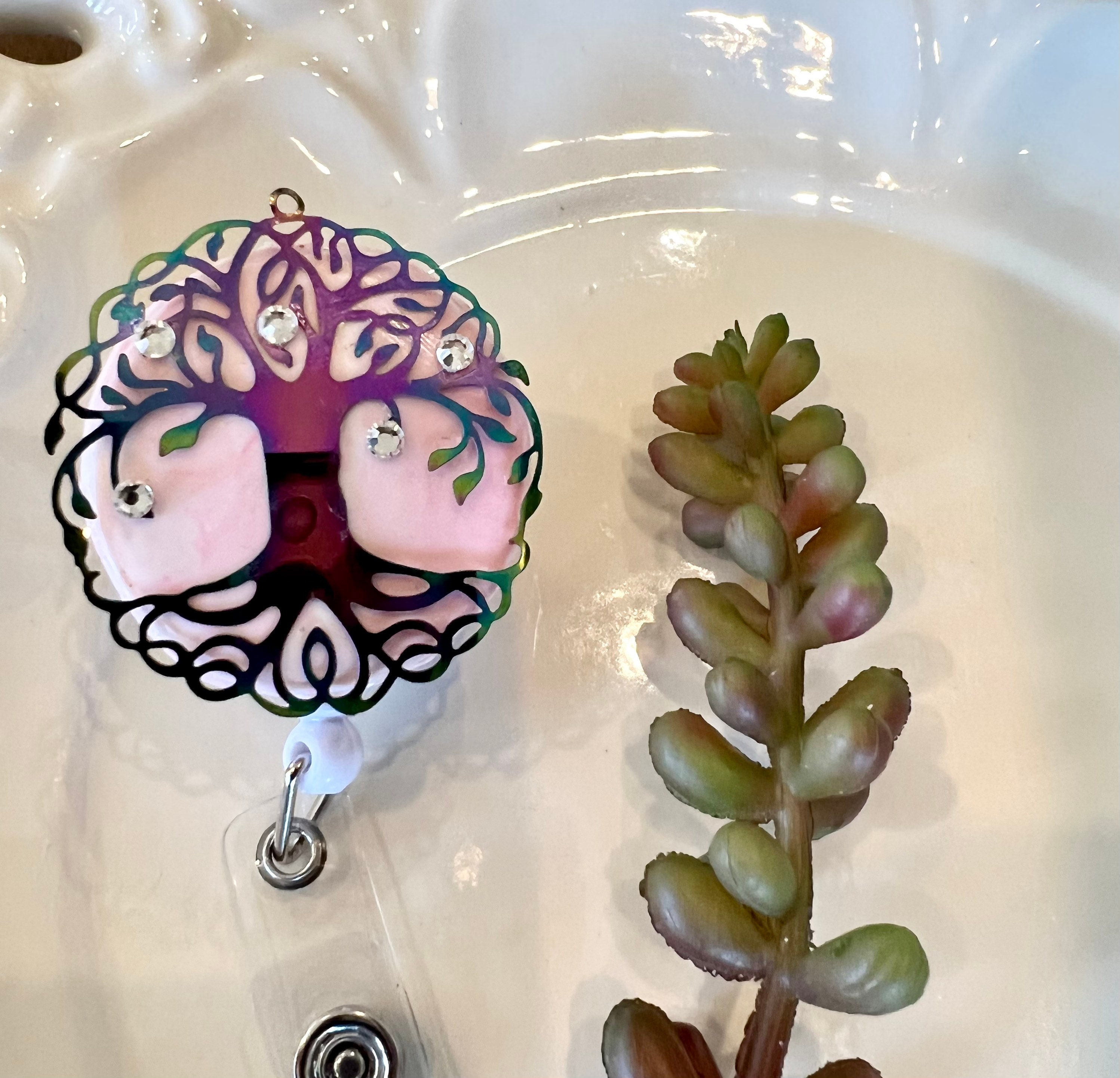 Tree of Life Badge Reel Tree Badge Holder Nurse Badge Reel - Etsy