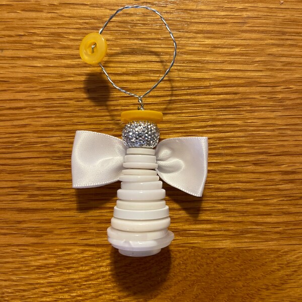 Angel Button - Etsy
