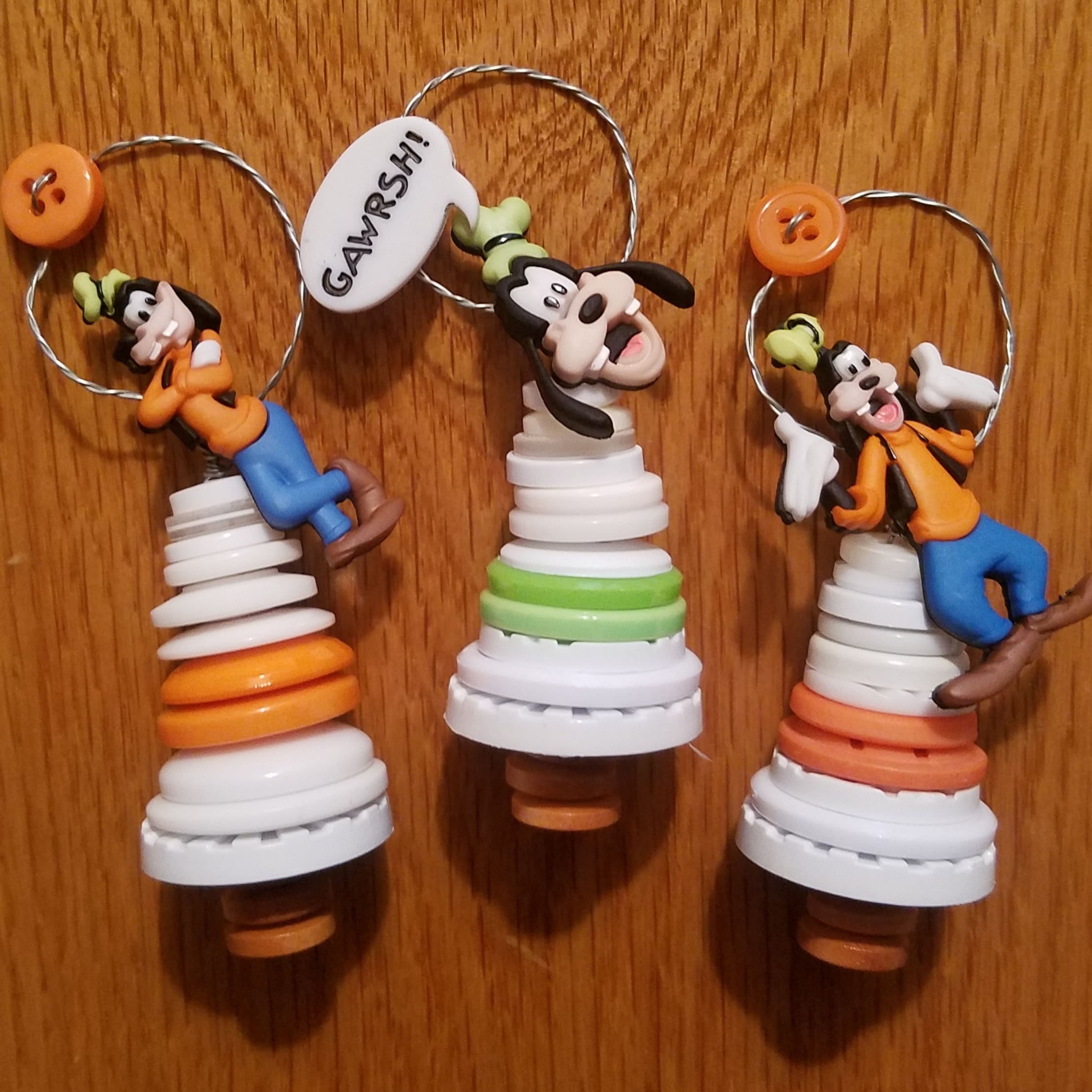 Set of Disney Character Ornaments/ Part 2 | Etsy