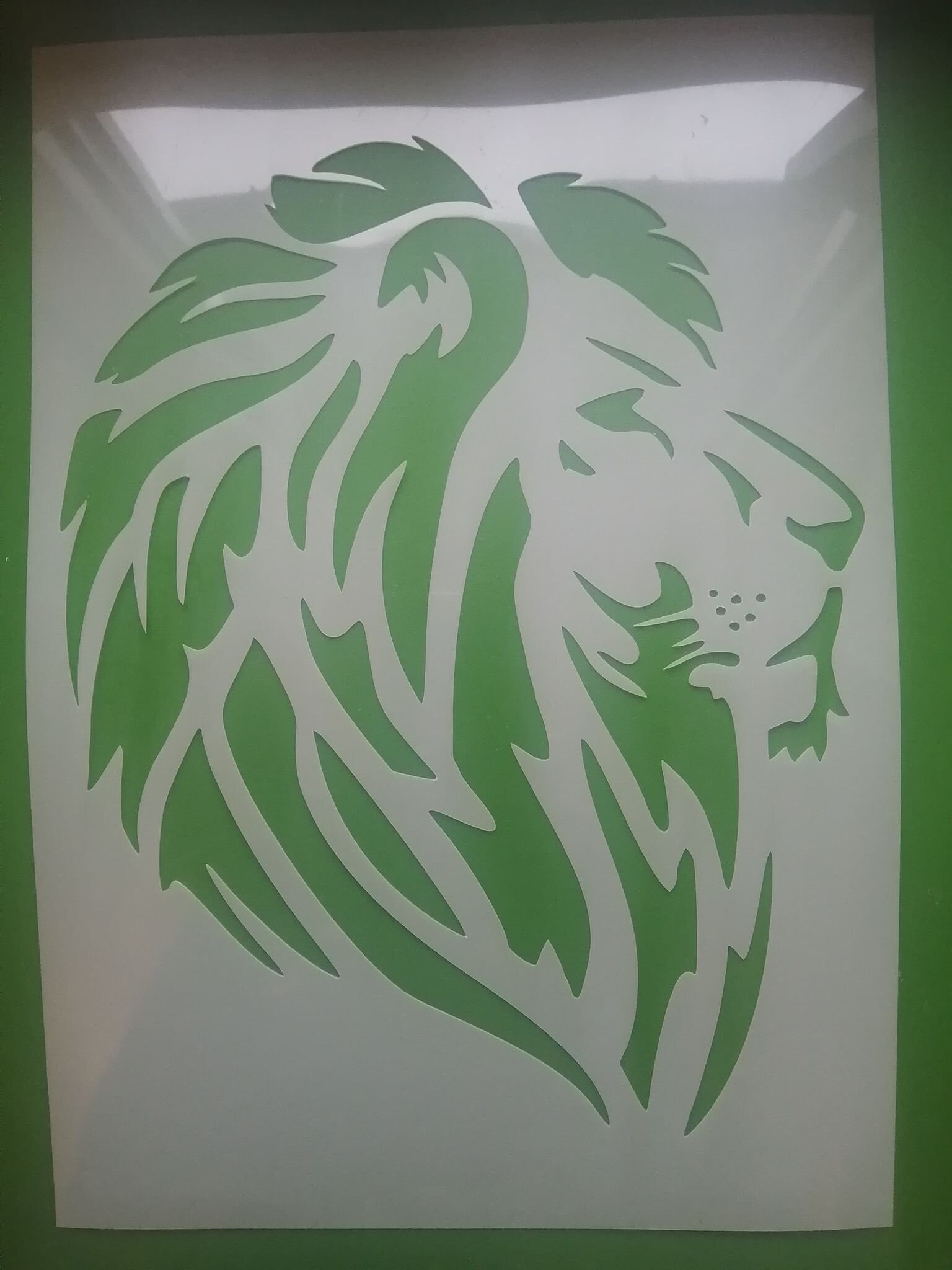 Lion Jamaican Rasta Rastafari Marijuana Stencil MYLAR Sheet - Etsy UK