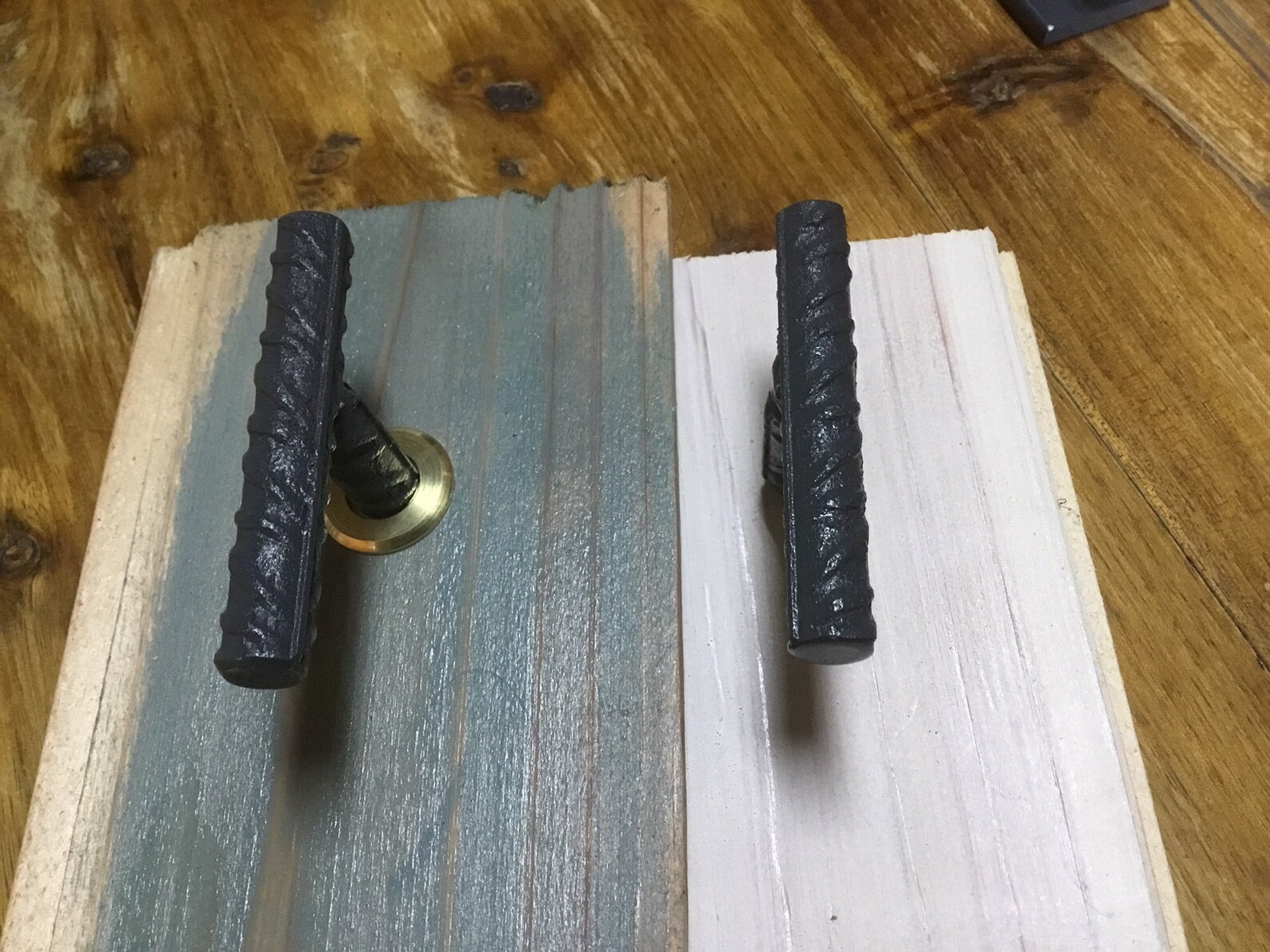 Steampunk Rebar Cabinets Door Handles Rustic Handles Modern - Etsy