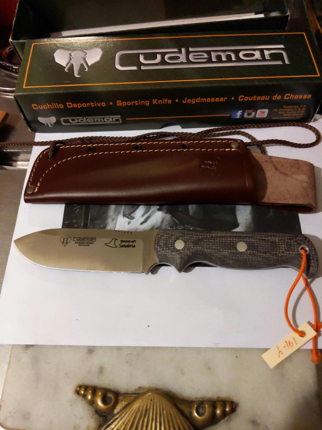 Cudeman Bushcraft Camp Survival Knife 181-Y - Etsy
