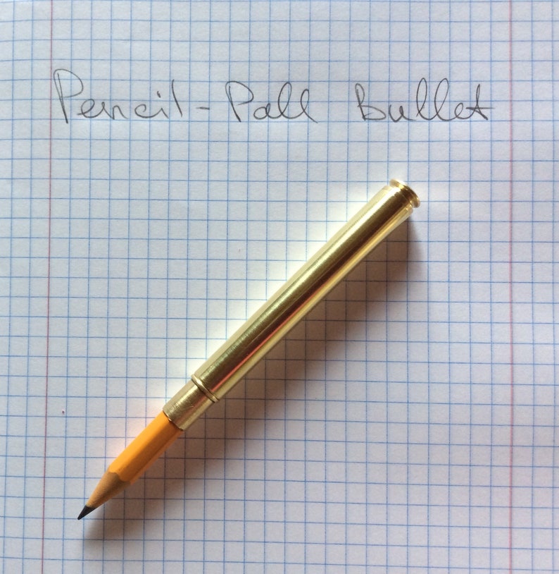 Pencil Pal Bullet (pencil Holder and Pencil Extender) EDC, Pocket ...