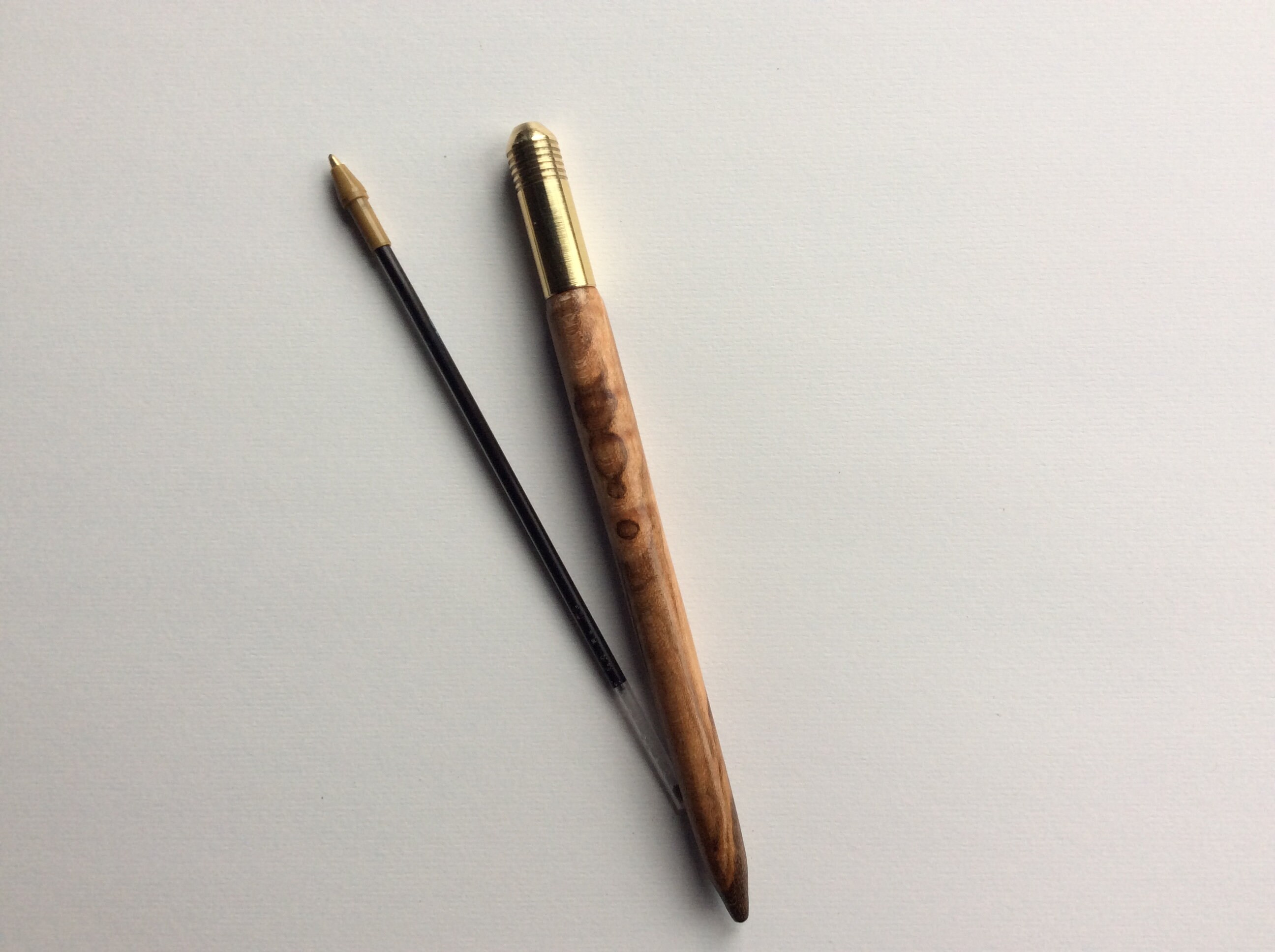 Ooh La La Pen Ballpoint Pen Brass Pen Brass and Wood Pen - Etsy