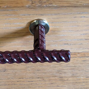 Steampunk Rebar Cabinets Door Handles, Rustic Handles, Modern ...