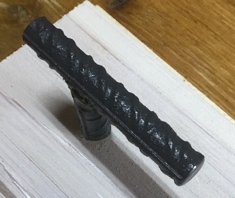 Steampunk Rebar Cabinets Door Handles Rustic Handles Modern | Etsy