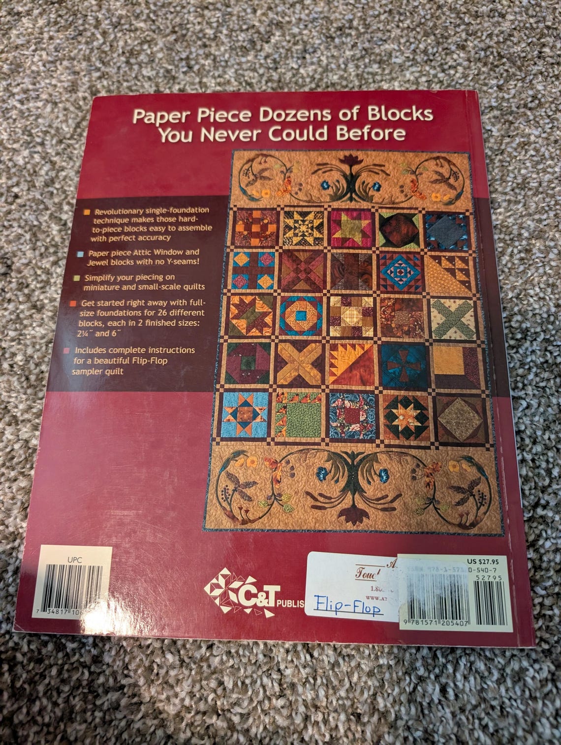 Flip Flop Paper Piecing - Etsy
