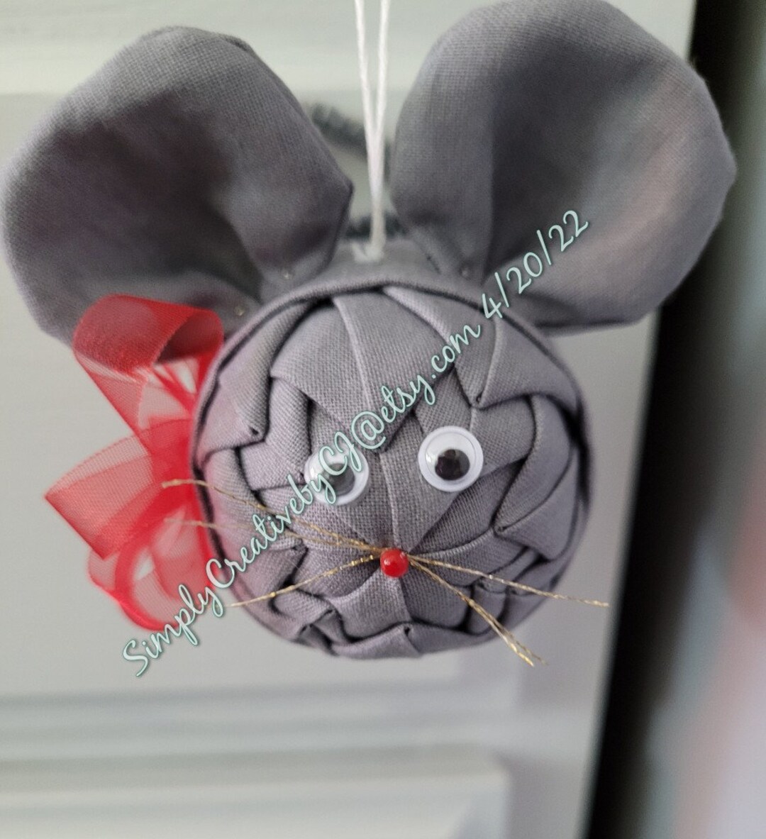 No Sew Christmas Mouse PATTERN - Etsy