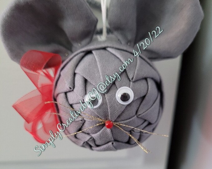 No Sew Christmas Mouse PATTERN - Etsy