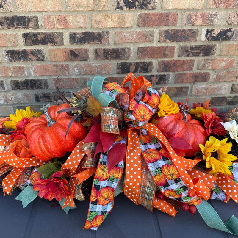 Fall Mailbox Swag - Etsy