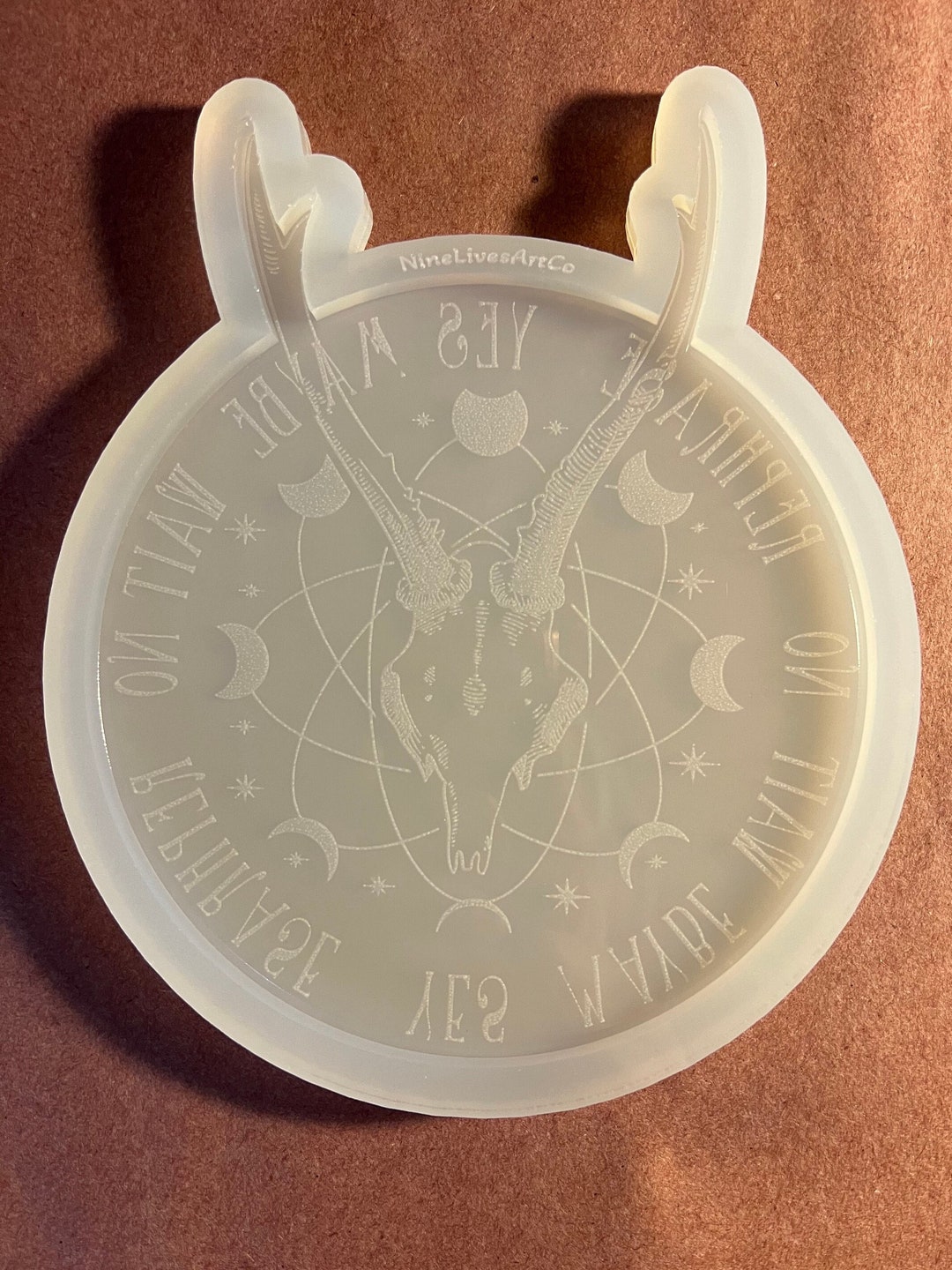 Steer Skull Pendulum Board Silicone Molds Handmade - Etsy