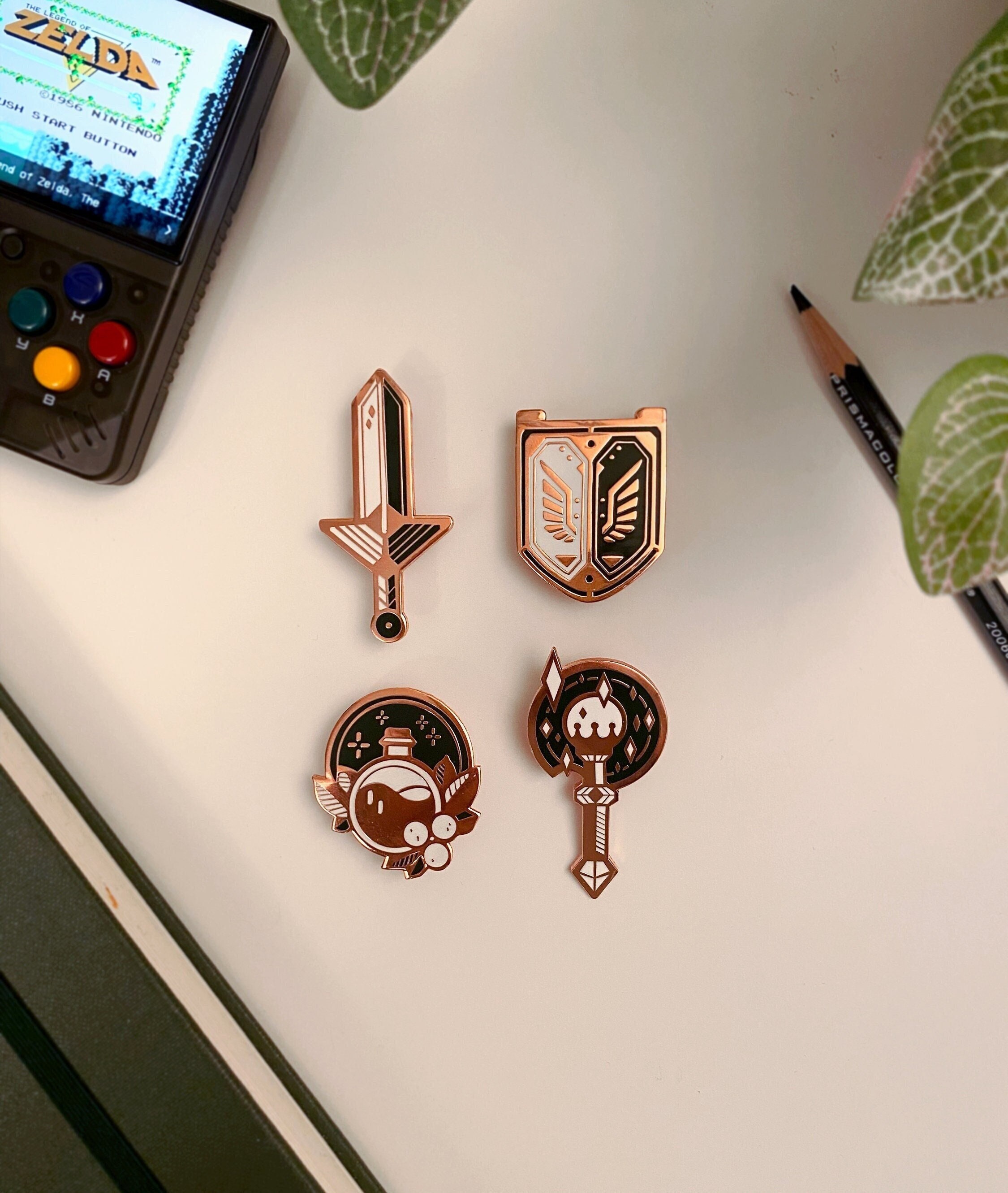 Adventure Pack, Retro Video Game Enamel Pins - Etsy