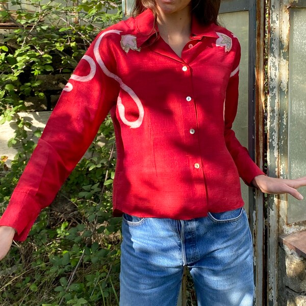 Upcycled Blouse - Etsy