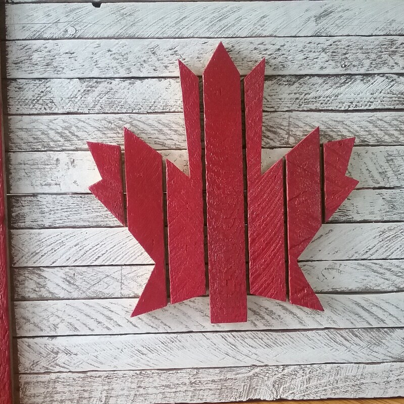Wooden Canadian Flag - Etsy Canada