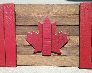 RusticCanadianFlags - Etsy Canada