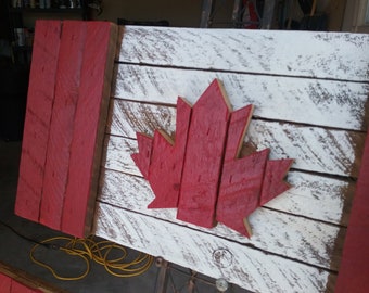 RusticCanadianFlags - Etsy Canada