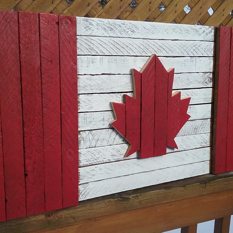 RusticCanadianFlags - Etsy Canada