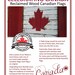 Canada Flag Vintage Wood Craft Outdoor Decor Rustic Wall Sign Canada ...