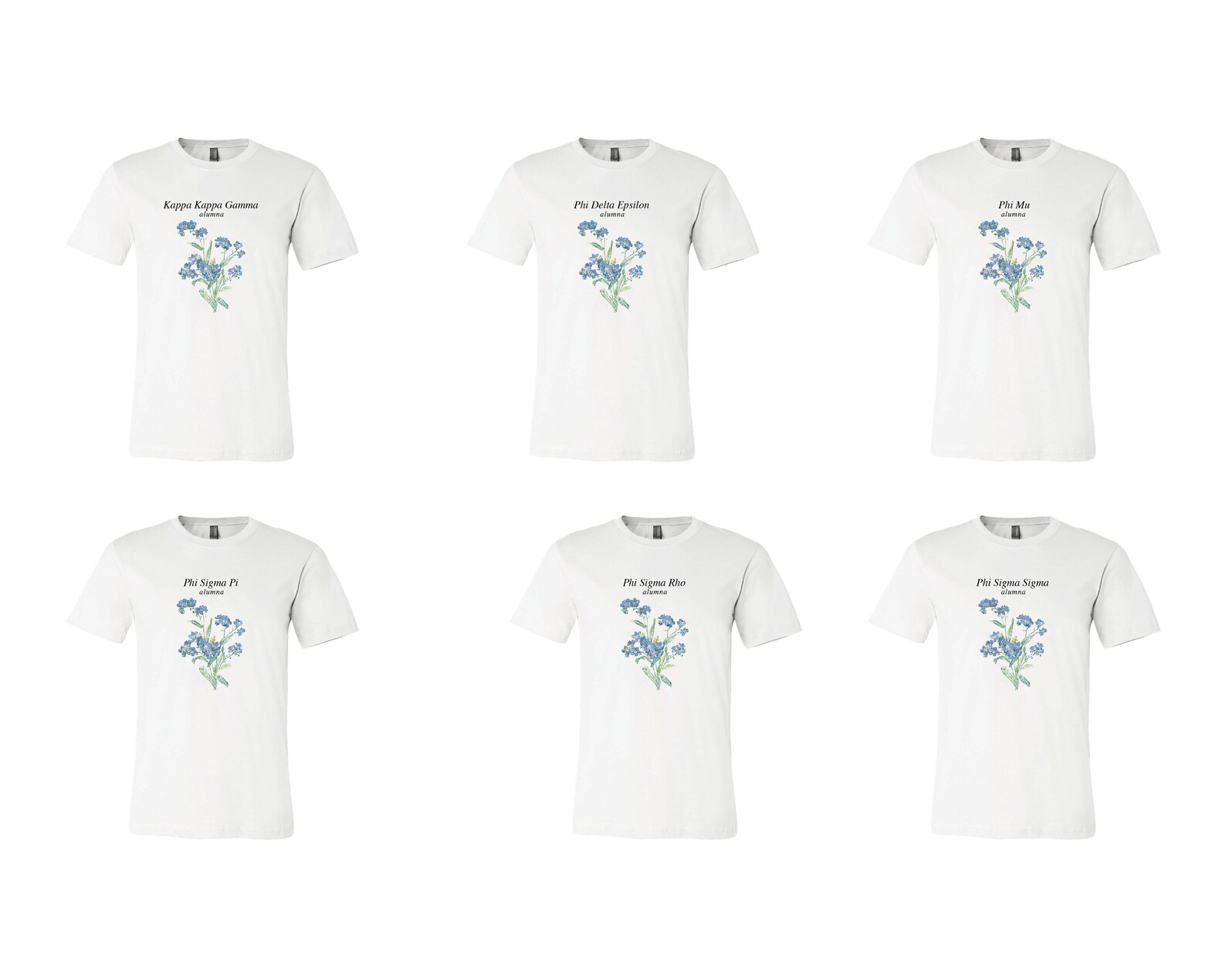 Forget Me Not Alumna Tee / Available for Multiple Organizations ...